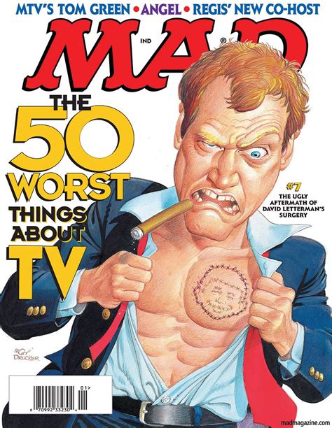 Mad Salutes David Letterman The 50 Worst Things About Tv Mad