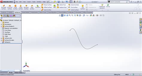 Tutorial Intersection Curve In Solidworks Grabcad Tutorials