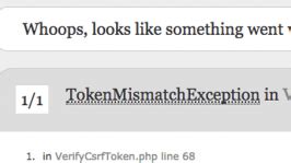 PHP MVC Redirect Laravel TokenMismatchException Error Page Blog Grafxflow