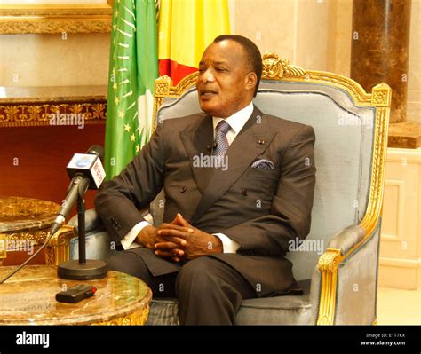 Denis Sassou Nguesso Banque De Photographies Et Dimages à Haute