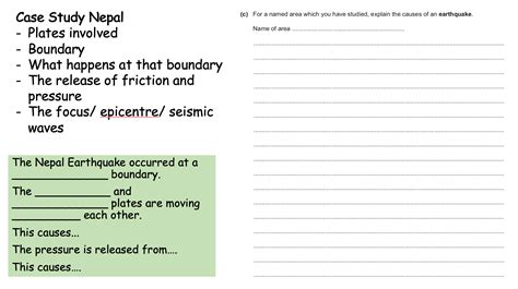 Natural Hazards IGCSE Edexcel Teaching Resources