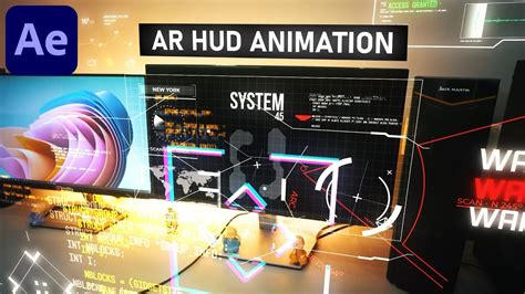 Ar Hud Vfx Animation In After Effects After Effects Tutorial Hud Elements Youtube