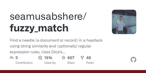 GitHub Seamusabshere Fuzzy Match Find A Needle A Document Or Record In A Haystack Using