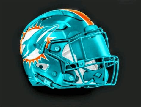 Animated Miami Dolphins Helmet 