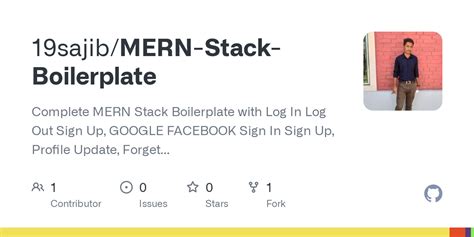 Github 19sajibmern Stack Boilerplate Complete Mern Stack