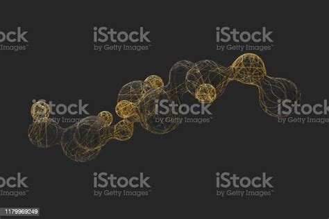 밝은 색상의 스레드의 다양한 짠 공을 분할의 이미지와 추상어두운 배경 3d 일러스트레이션 검은색에 대한 스톡 사진 및 기타 이미지 검은색 곡선 굽은 Istock