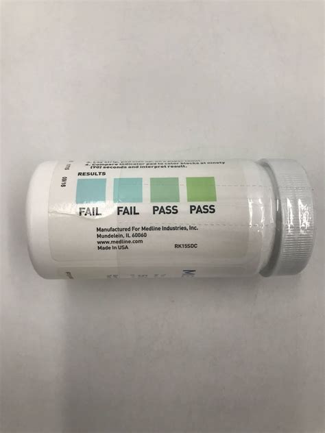 Medline Mds880pastp Opa28 Test Strips 50bottle X Gb Tech Usa