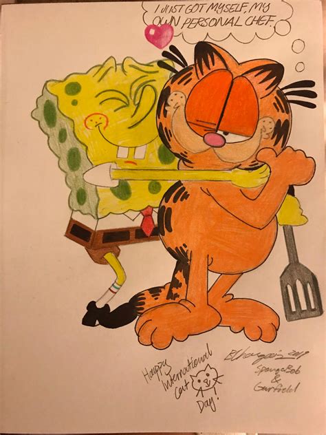 Spongebob Hug Garfield Upcoming Series Nickelodeon By Cupheadxxxbendy123 On Deviantart