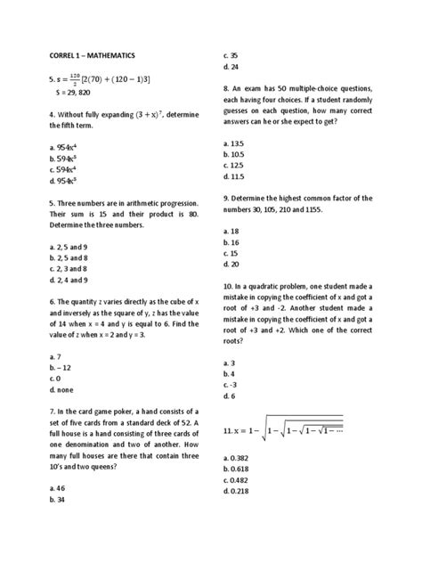 Math Correl 1 Ece Mapua Pdf