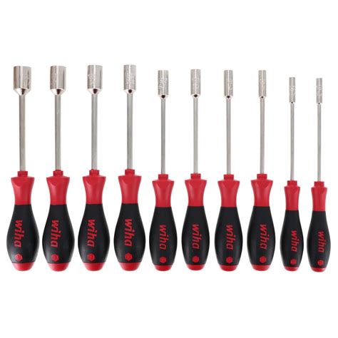 Wiha Softfinish Sae Nut Driver Set 10 Piece Set The Wholesale House