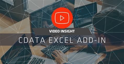 Sage Intaccts Cdata Excel Add In Feature Video