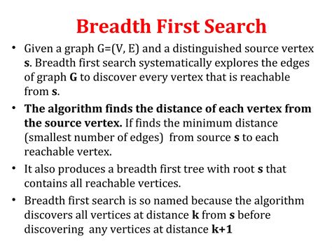 Breadth First Search And Depth First Search Ppt