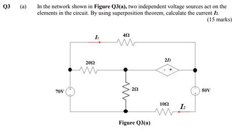 Solved Q3 A In The Network Shown In Figure Q3 A Two Chegg Com