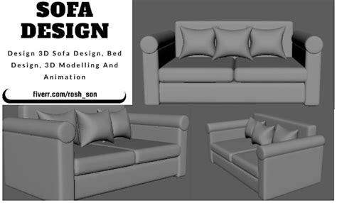 model rig sofa design and texture of any object in unity ue4 or