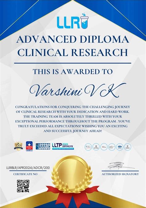 Varshini Karatgi On Linkedin I Am Thrilled To Share That Ive Successfully Completed My Advanced…