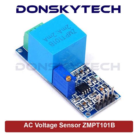 ac voltage sensor module zmpt101b 2ma active single phase voltage
