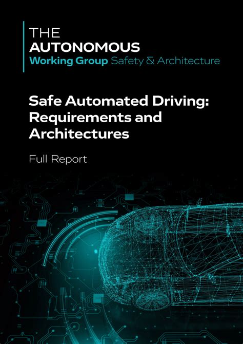 pdf the autonomous 2023 safe automated driving requirements and