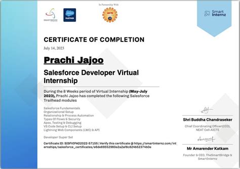 prachi jajoo on linkedin smartinternz salesforce