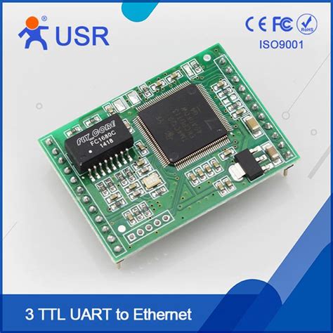 Q006 USR TCP232 ED2 3 Three Serial Port LAN Module UART TTL To Ethernet TCP IP Converter