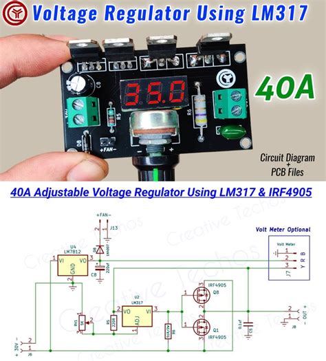 Simple Voltage Regulator Using LM Mosfets Circuit Diagram Simple Electronic Circuits