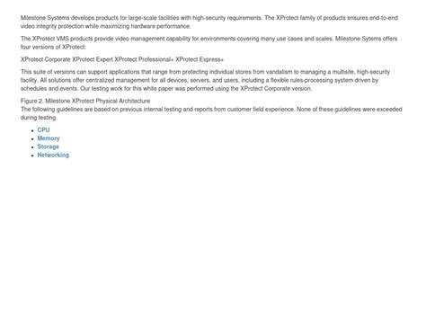 Milestone System Xprotect Vms Dell Technologies Cv Dvds Platform With Powerflex Dell