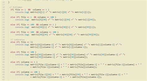 arrays javascript datos adyacentes valor matriz