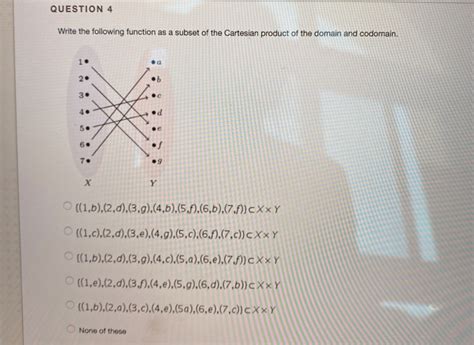 Solved Question 1 Determine If The Function Defined Below Is