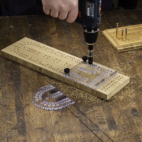 Small Cribbage Board Templates 2 Player Curved Track Rockler Woodworking And Hardware