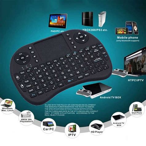 Jual Taffware Mini Keyboard Wireless 2 4ghz Dengan Touch Pad And Mouse I8 Cod Surabaya Shopee