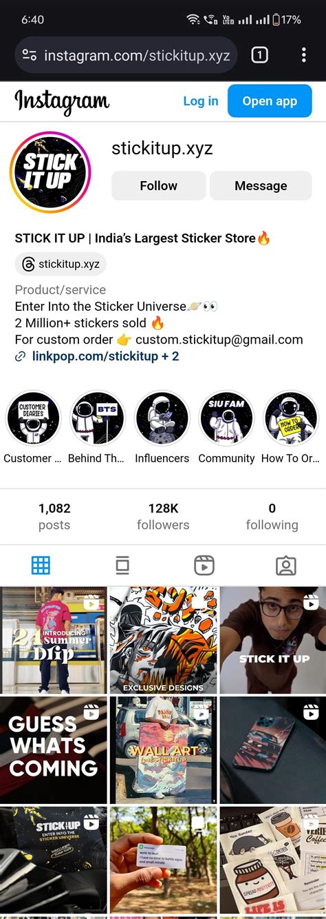 Stickitup Store With Non Existent Customer Service R Instagramshops
