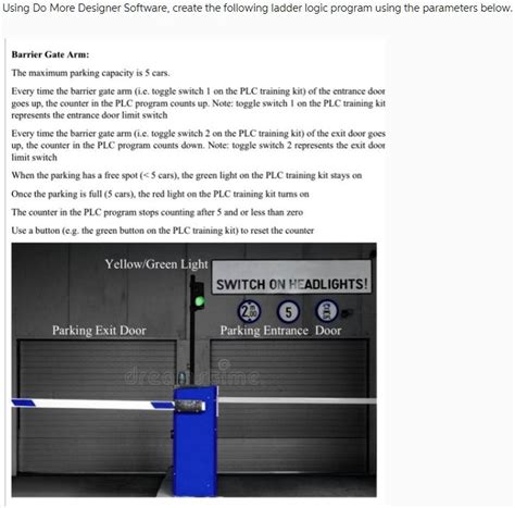 Solved Using Do More Designer Software Create The Following Ladder Logic Program Using The