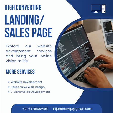 Build You A Responsive Landing Page By Nijanthanv Fiverr