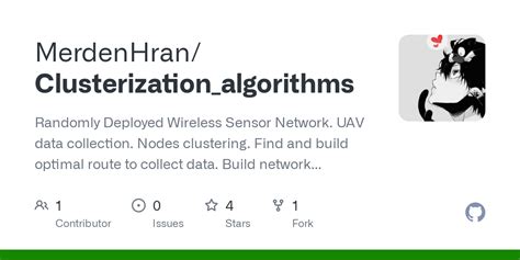 GitHub MerdenHran Clusterization Algorithms Randomly Deployed Wireless Sensor Network UAV