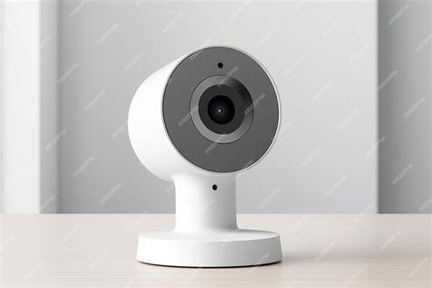 Premium Photo Minimalist Security Camera Conceptualization