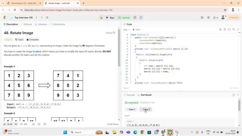 Dsa Rotate Image By Using Of Matrix Time Complexity Onn