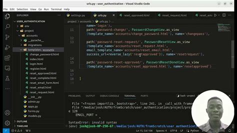 Password Reset In Django Part 3 4 No Reverse Match