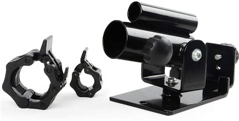 Yes4all Deluxe T Bar Row Platform Lock Jaw Black 1inch Lock Jaw