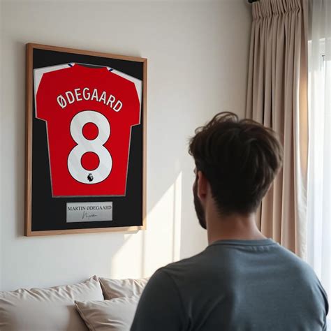 Arsenal 2425 Martin Odegaard Kit Jersey Collection Poster Etsy