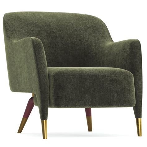 Armchair Minotti Leslie 332691 3d Model Download 3d Model Armchair
