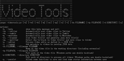 Github Moefwacky Vhstools A Set Of Python Scripts With Various Video Tools Including Editing