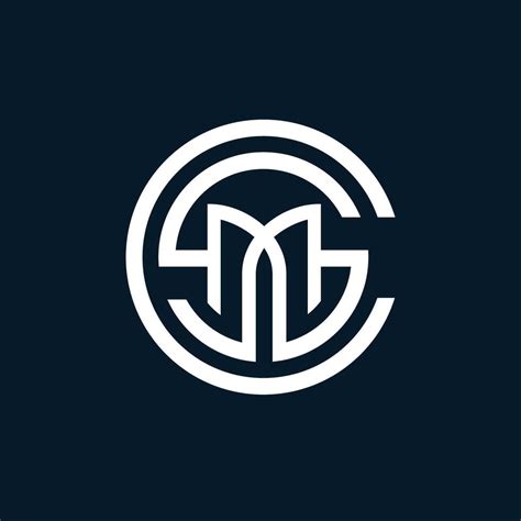 Csm Letter Logo Design On Black Background Csm Creative Initials Letter Logo Concept Csm