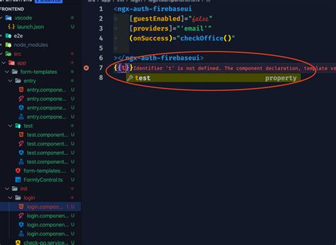 Angular Langage Service Not Working In Vs Code For New Components Generated With The Cli Stack