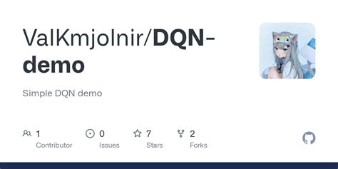 GitHub ValKmjolnir DQN Demo Simple DQN Demo