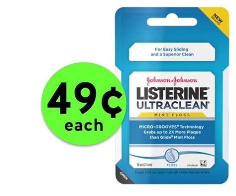 Floss Away With 49¢ Listerine Ultraclean Floss At Publix ~ Ends Friday