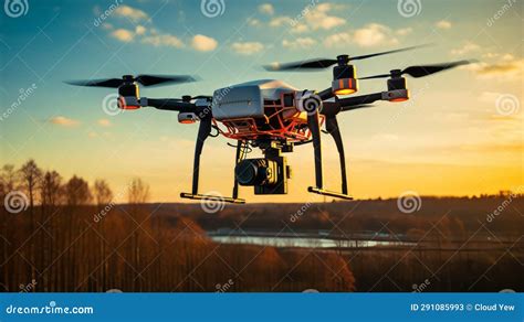 Autonomous Drone Data Collection With Iot Sensors Stock Illustration