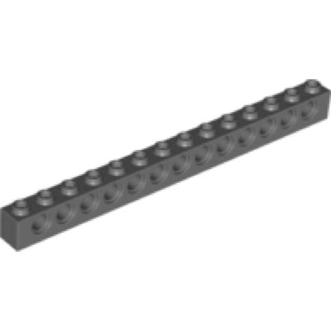 Lego Technic Brick Pin Holes X Dark Bluish Gray