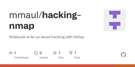 Github Mmaul Hacking Nmap Notebook Write Up About Hacking With Nmap