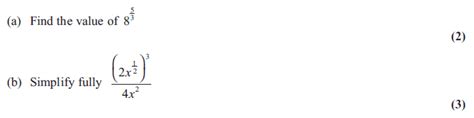 Exam Questions Indices Examsolutions
