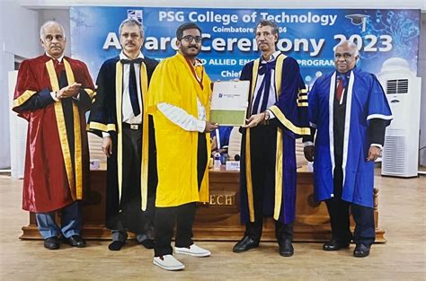 Alvin Reuben On Linkedin Psgtech Psgct Mastersdegree