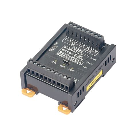 JY MODBUS 8AO Modbus RTU Analog Output Module 8AO RS485 AMSAMOTION